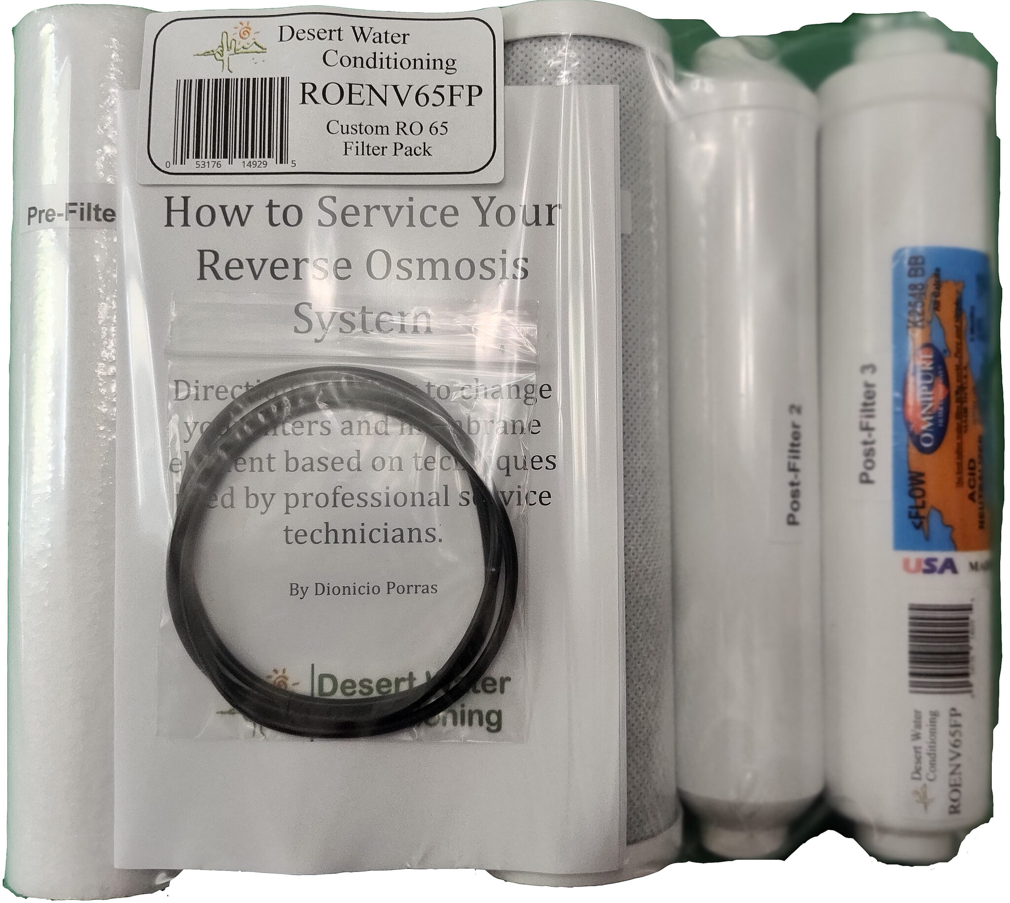 Custom RO ET6500 and ET6500GRO Replacement Filter Pack - Desert Water ...