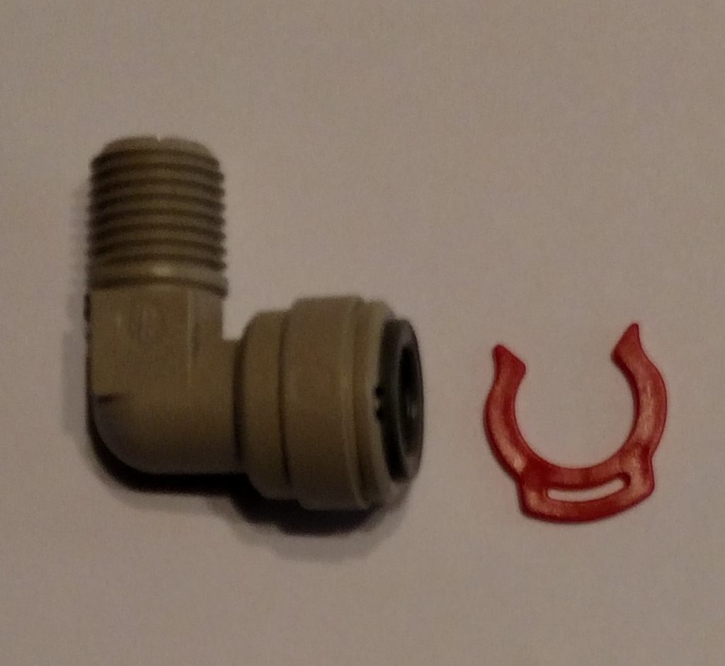 Ultima VI, VII post filter outlet elbow fitting – Desert Water Conditioning