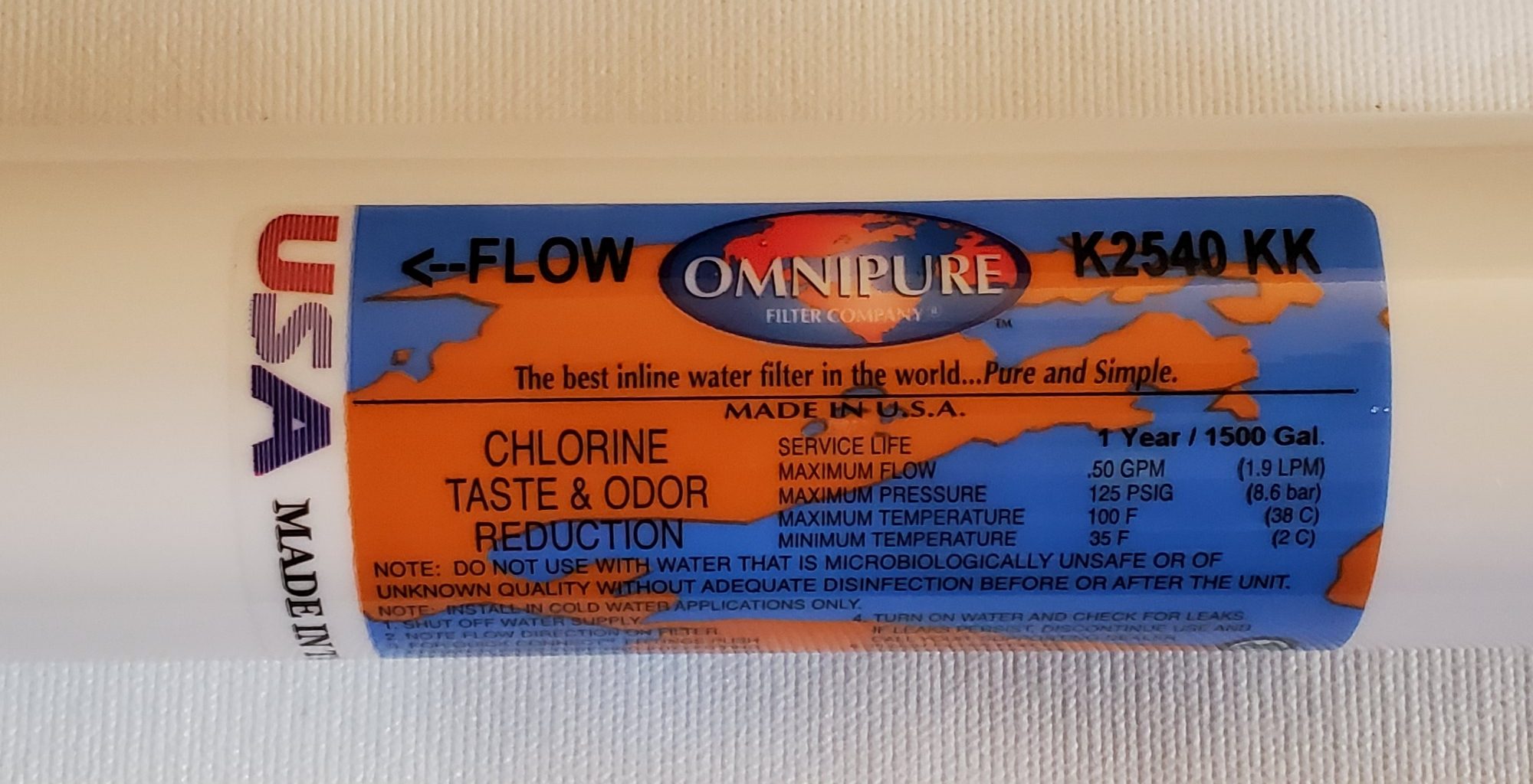 Quick Connect GAC Inline Post Filter – Desert Water Conditioning