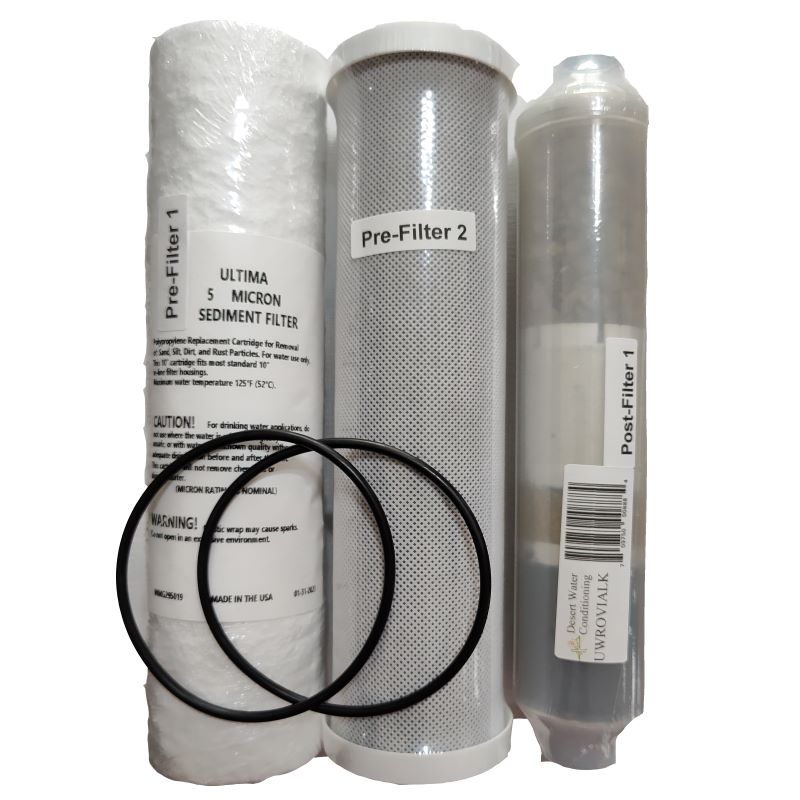 4 Stage Filter Pack, Ultima Model VI-ALK – Desert Water Conditioning